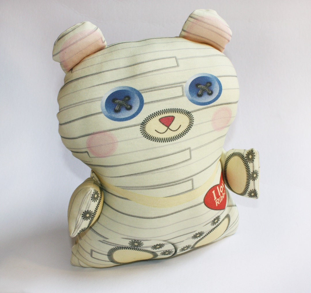 Halloween Toy, Mummy Toy Bear, Organic Cotton, Stuffed Toy, Baby Toy ...