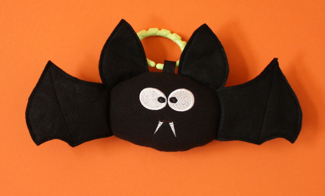 Black Vampire Bat Halloween Baby Toy Stuffed Toy Plush Toy - Etsy