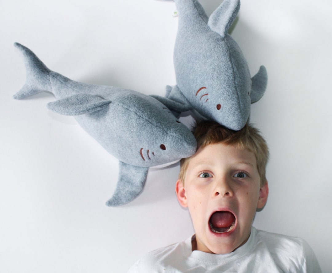 Customizable Plush Great White Shark Toy | Soft Stuffed Baby Shark for ...