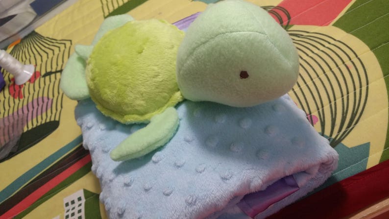 Sea Turtle Baby Blanket Baby Security Blanket Baby Blanket - Etsy