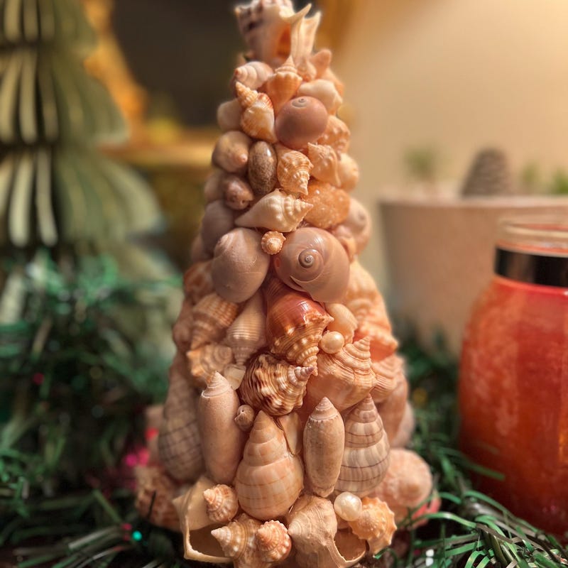 Seashell Christmas Tree - Etsy
