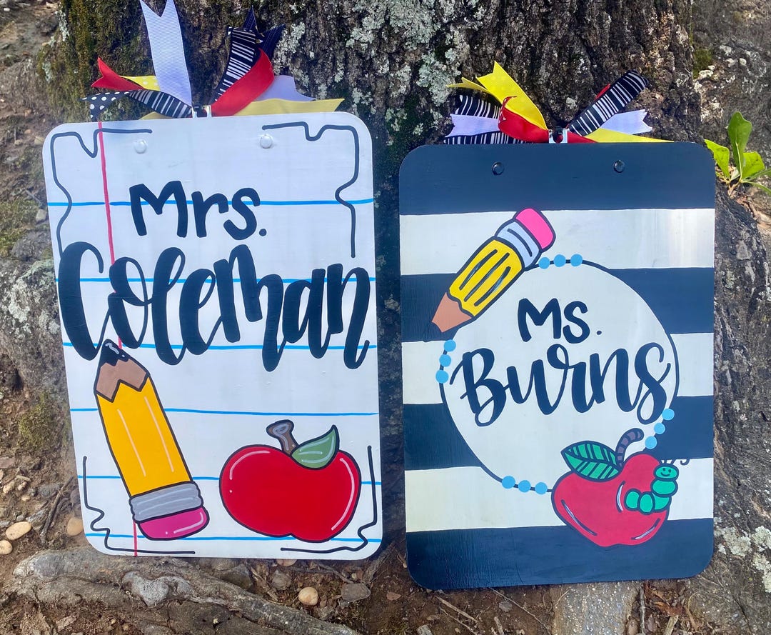 Teacher Personalized Clipboard Gift, Teacher Appreciation, Personalized ...