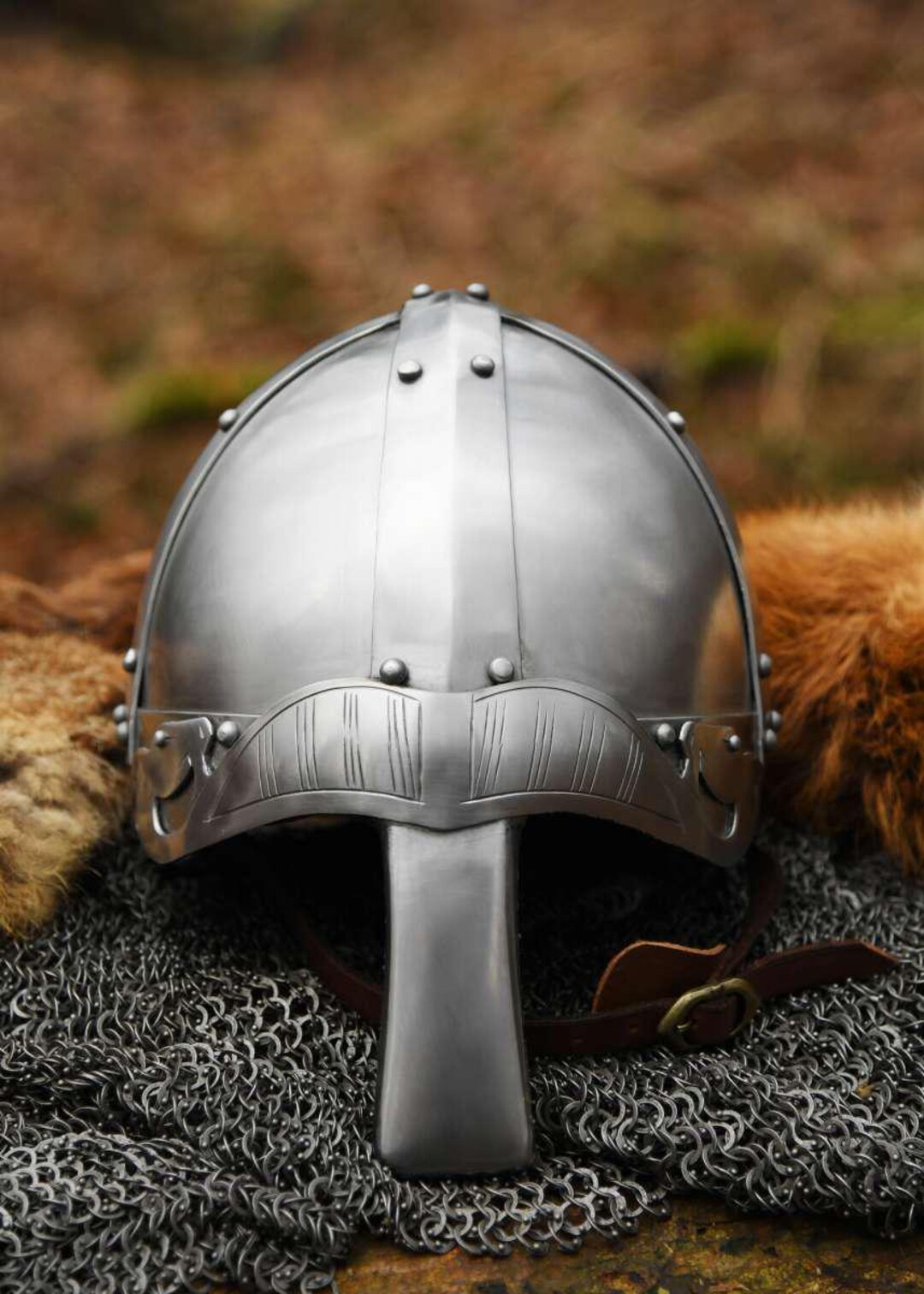 Handcrafted Viking Helmet - Norse Warrior Battle Mask - Medieval LARP ...