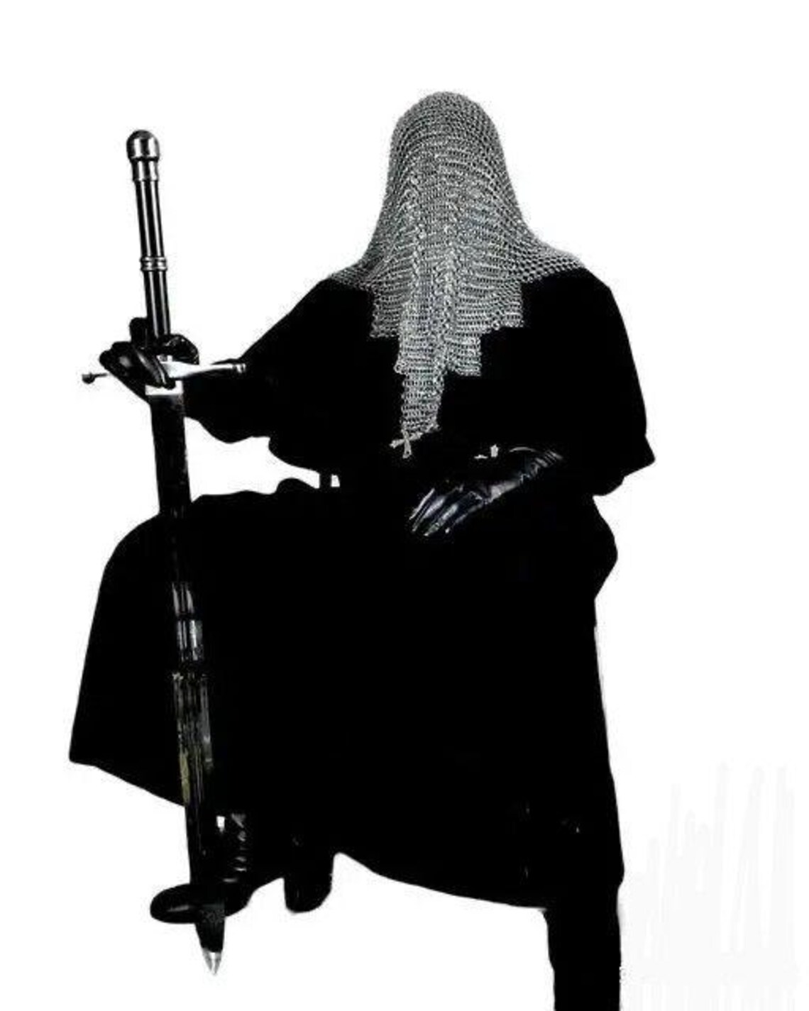 Nazgûl Outfit Ringwraith Costume Black Rider Robes Halloween Cosplay ...