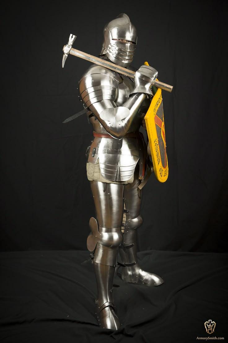 Full Medieval Knight Armor Suit 1.2mm | Handmade Steel Plate Armor With ...