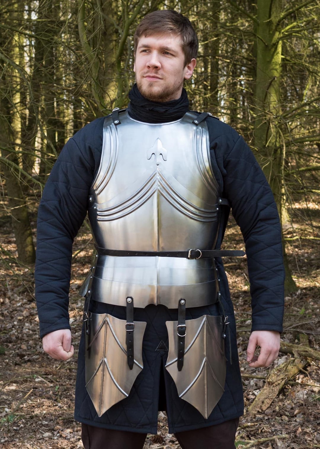 Medieval Gothic Knight Armor With Leg Pockets – Full Medieval Suit With ...