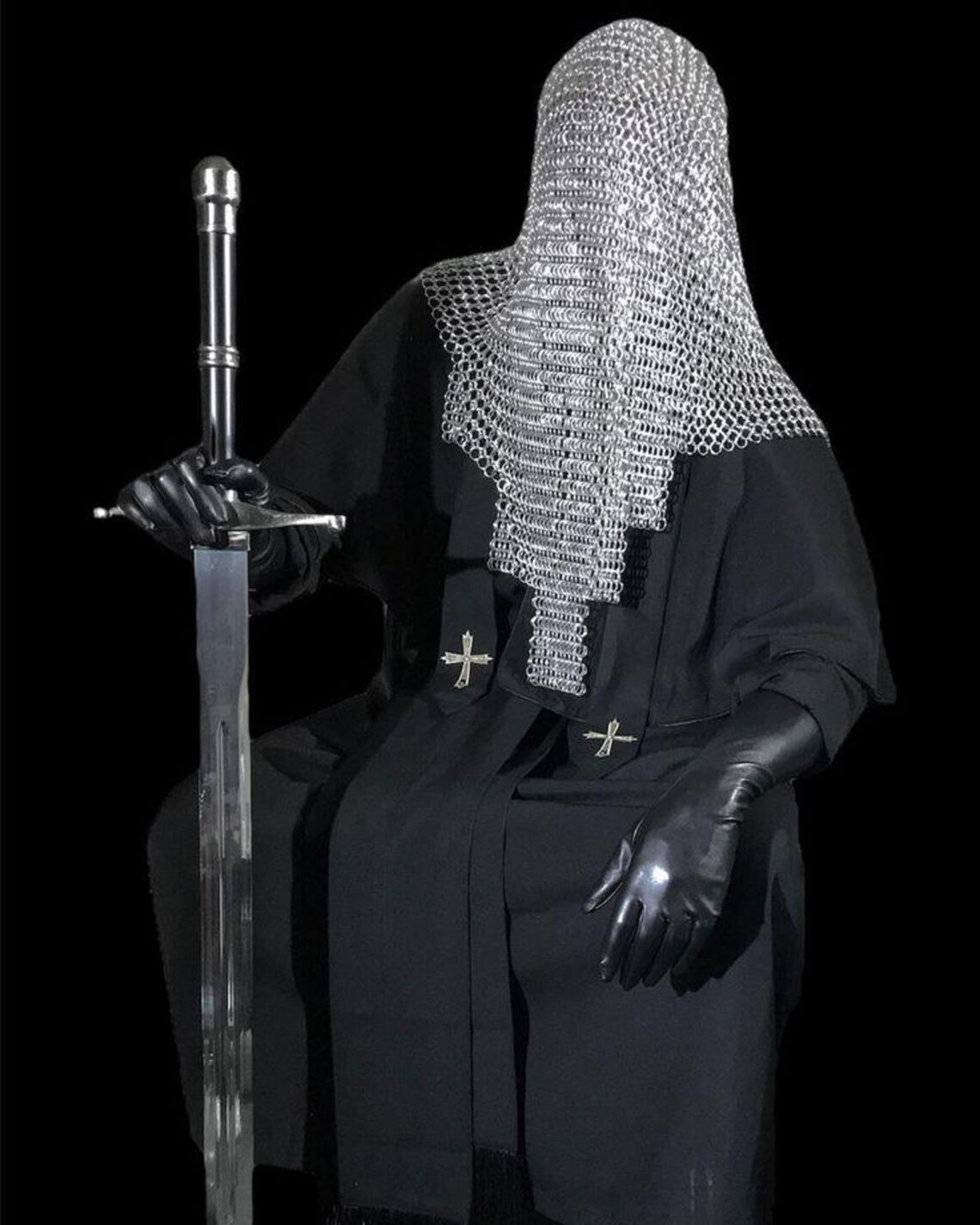 Nazgûl Outfit Ringwraith Costume Black Rider Robes Halloween Cosplay ...