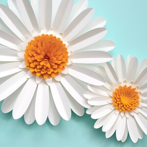 Large Paper Daisy Tutorial, Svg Cut File, DXF File, Download DIY - Etsy