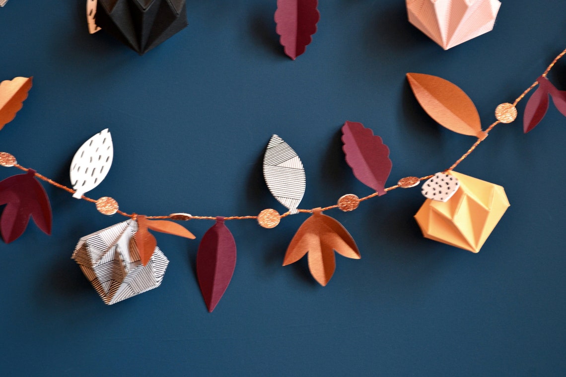 DIY Origami Garland Craft Kit - Etsy
