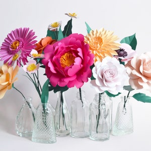 Paper Flower Wild Rose SVG Download Diy for Cricut Digital Cutting File ...