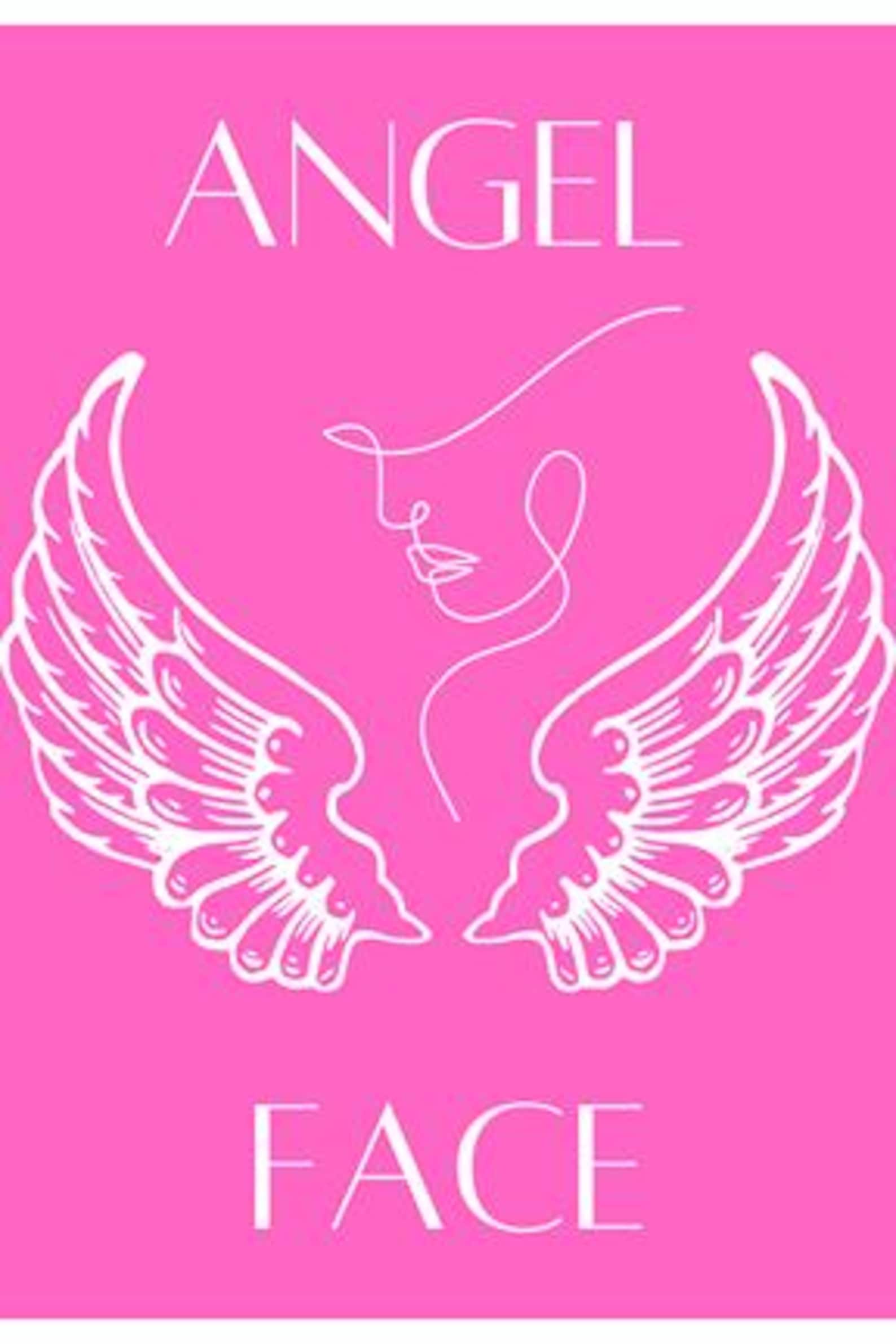 Angel Face Digital Art - Feminine Aesthetic, Pink Angel Wings Digital ...