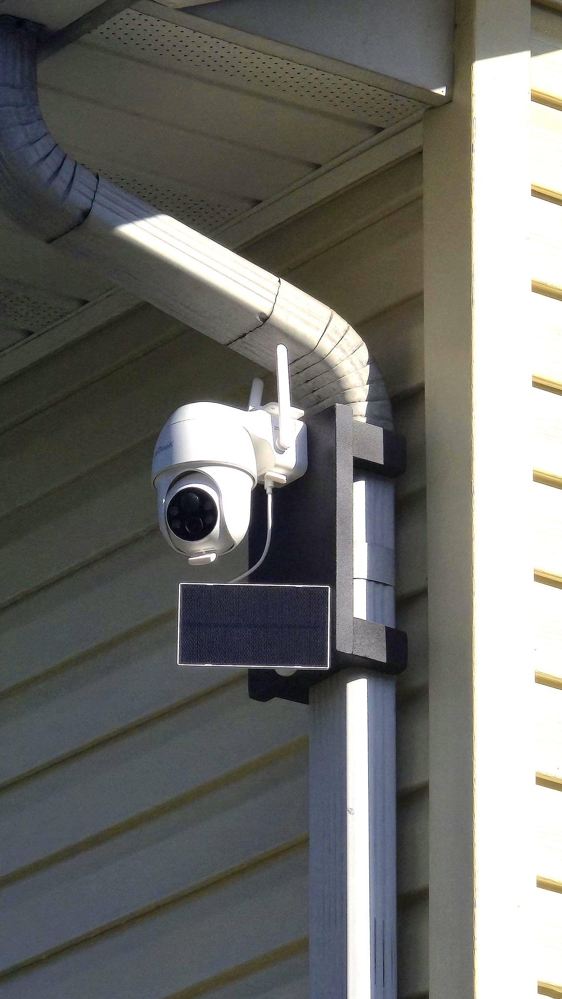 Downspout Mount for Iegeek Solar Security Camera – No Drill Adjustable ...