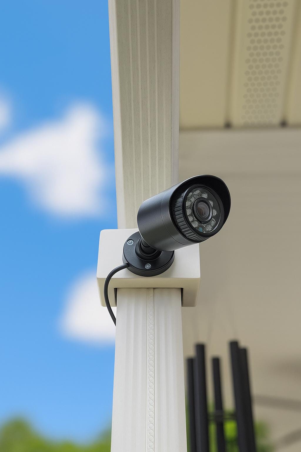 Wireless Security Camera Mount for Gutters – Reinforced, Adjustable, No ...