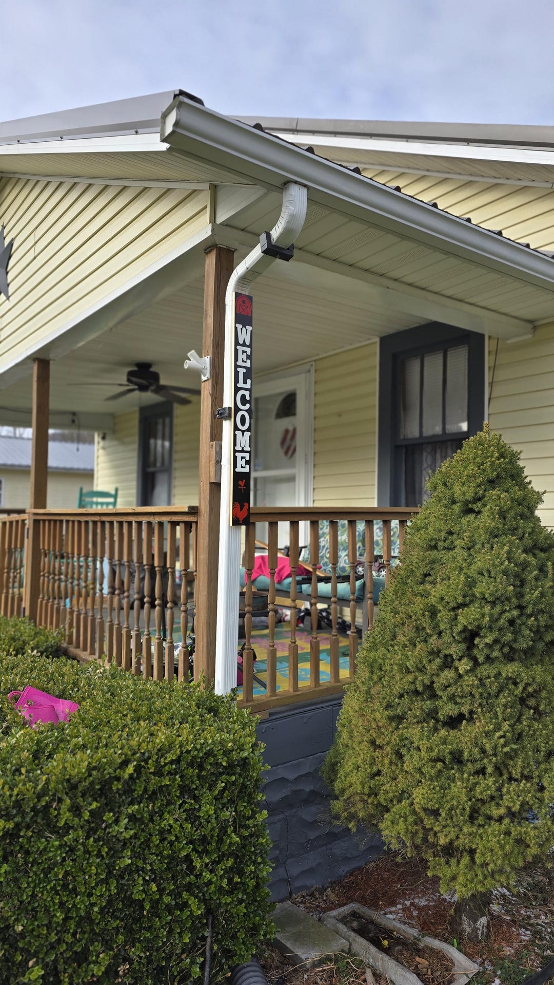 Welcome Sign for Gutter Downspouts | Hangable Sign | Gutter Guard ...