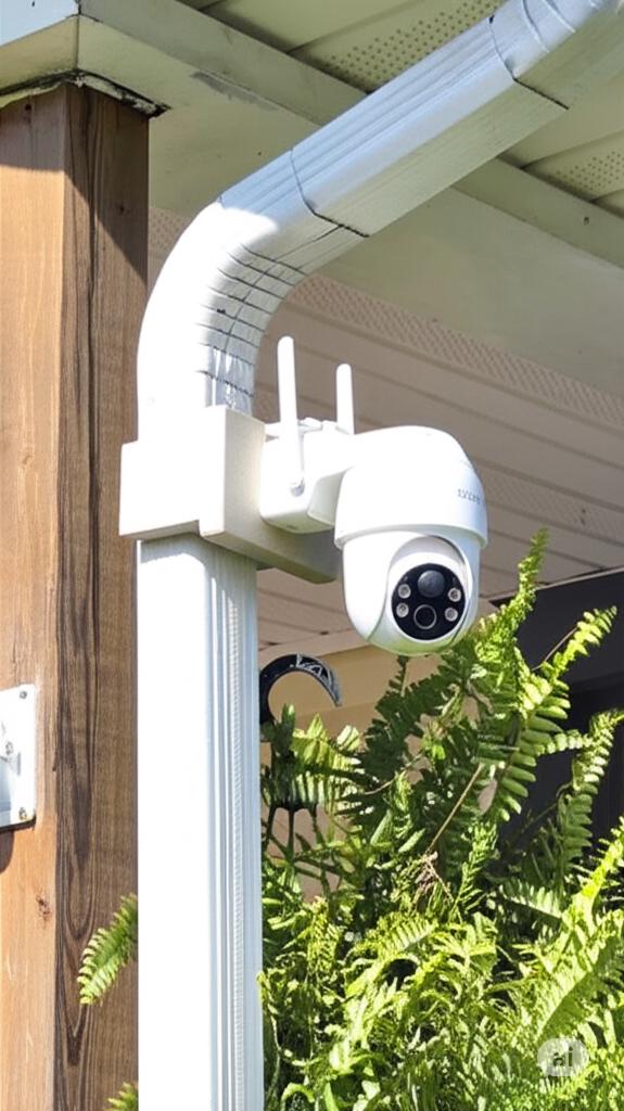 Downspout Gutter Mount for Security Cameras - Fits Blink, Arlo, Ring ...