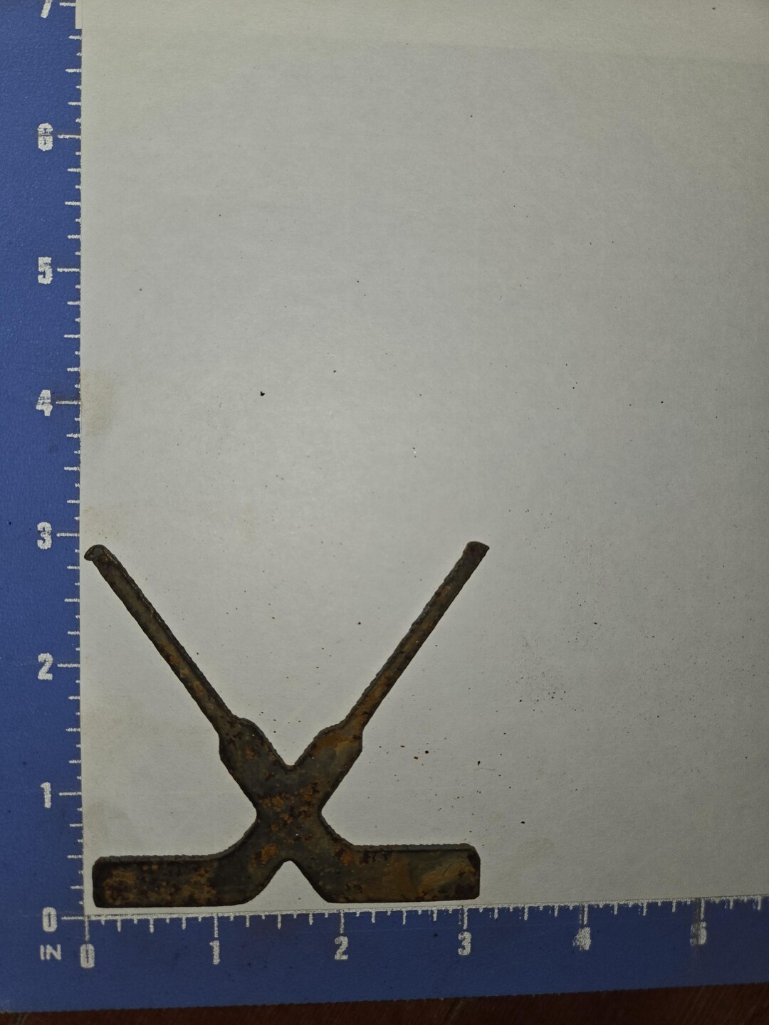 Hockey Sticks- Rusty Metal - Etsy