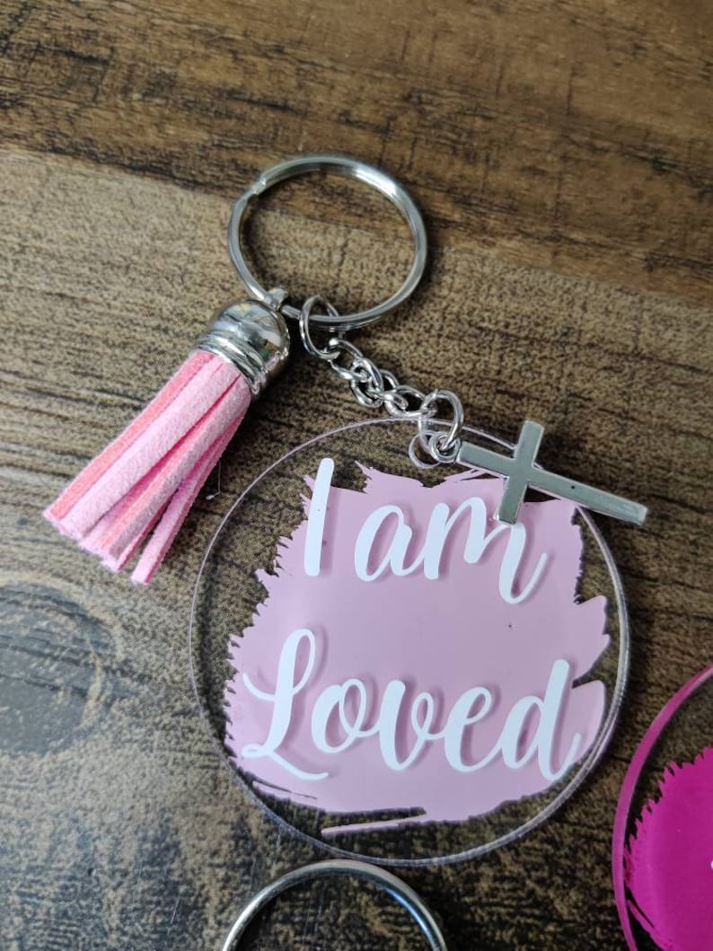 Faith Christian Acrylic Keychains - Etsy