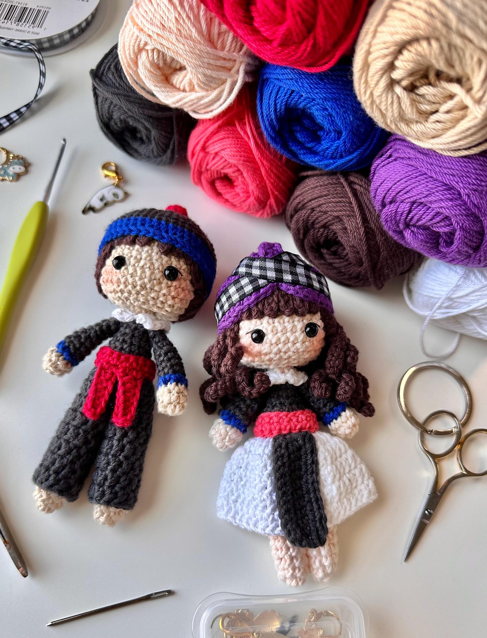 Hmong Doll Couple Crochet Pattern - PDF - Etsy