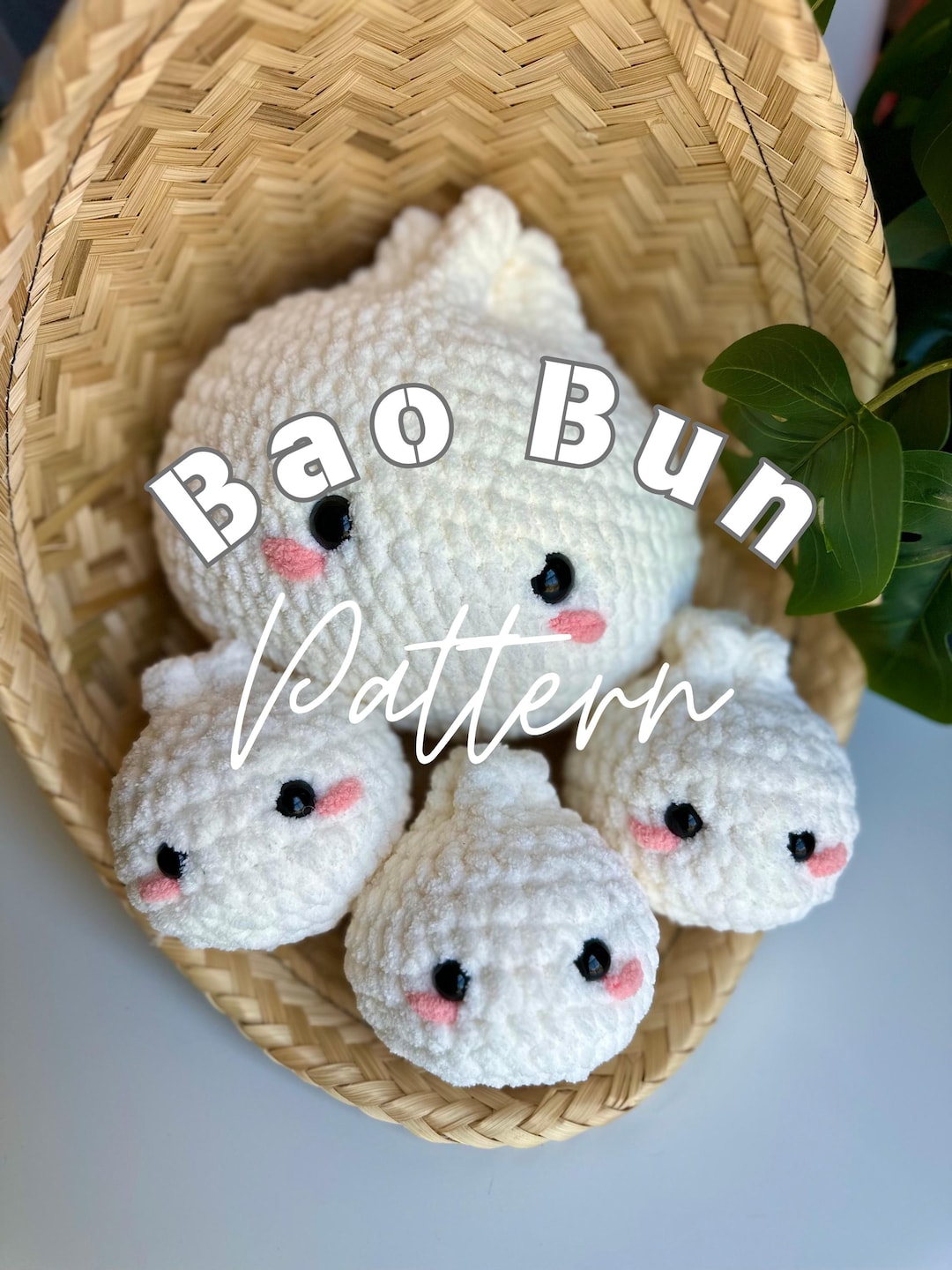 Easy, Beginner-friendly Crochet Dumpling-bao Buns - PDF - Etsy