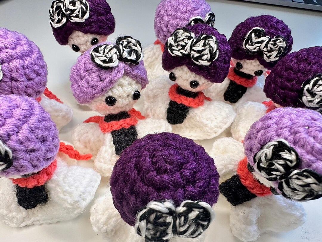 Crochet Hmong Doll Keychain - Etsy