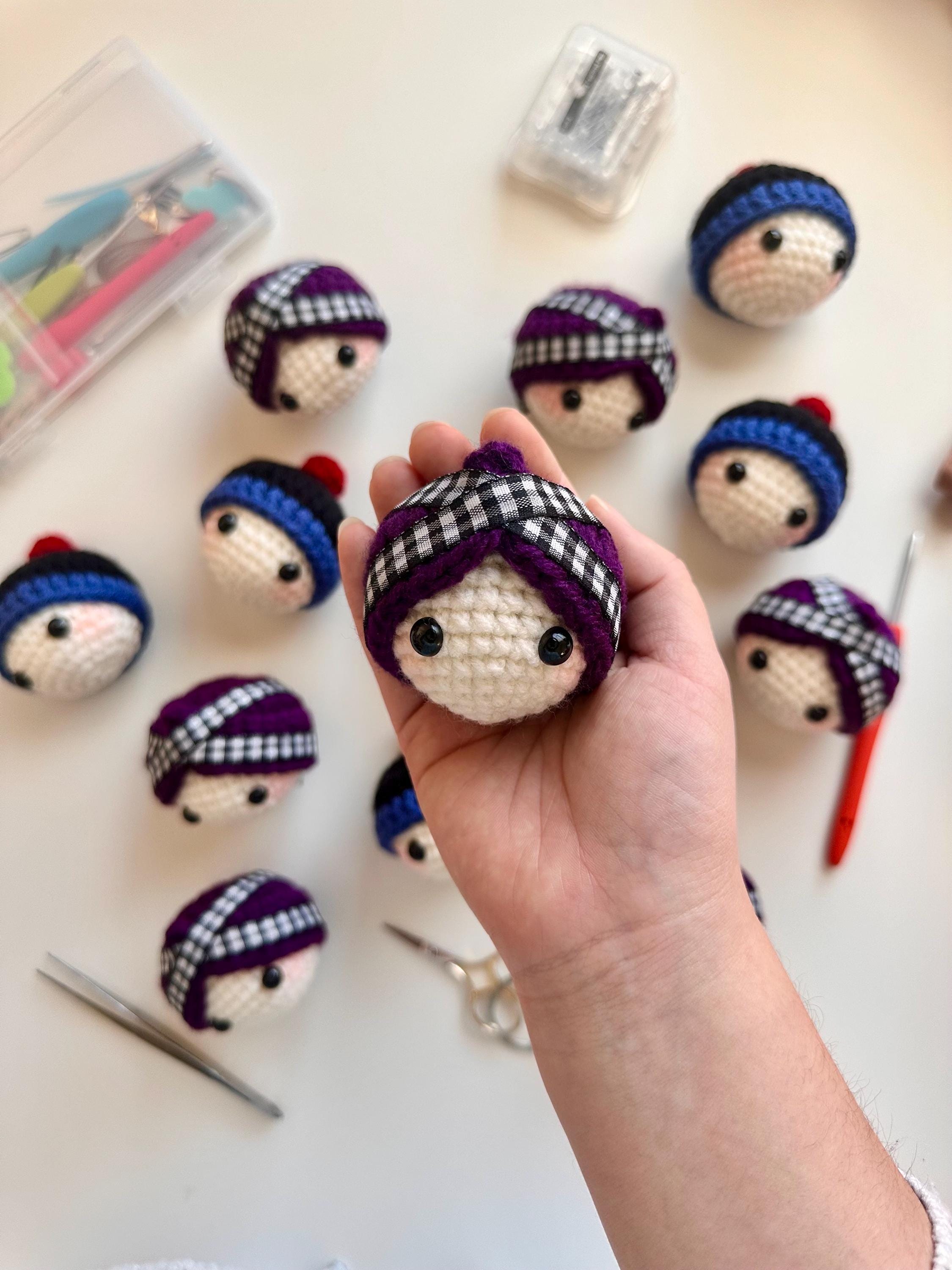Hmong Couple Heads Crochet Pattern - PDF - Etsy
