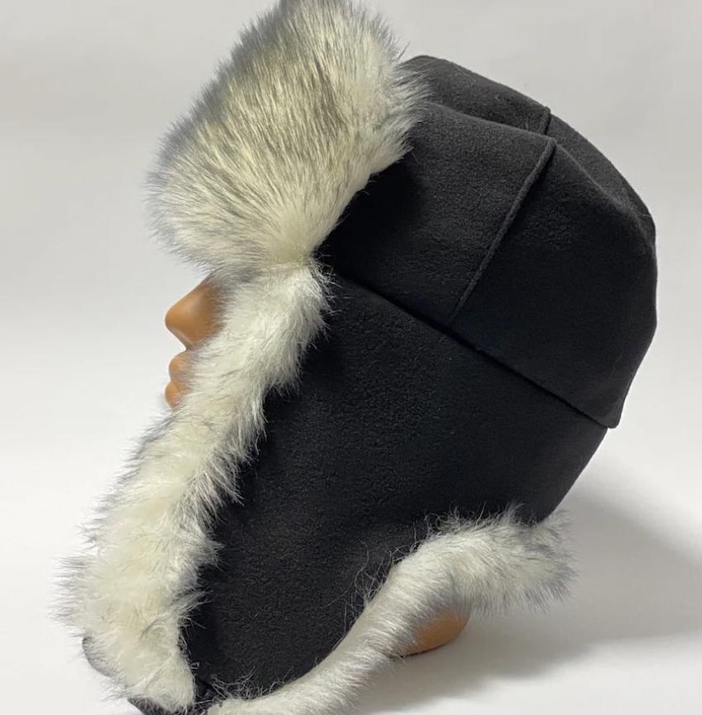 Military Winter Ushanka Hat Artificial Fur Handmade Soviet Style - Etsy
