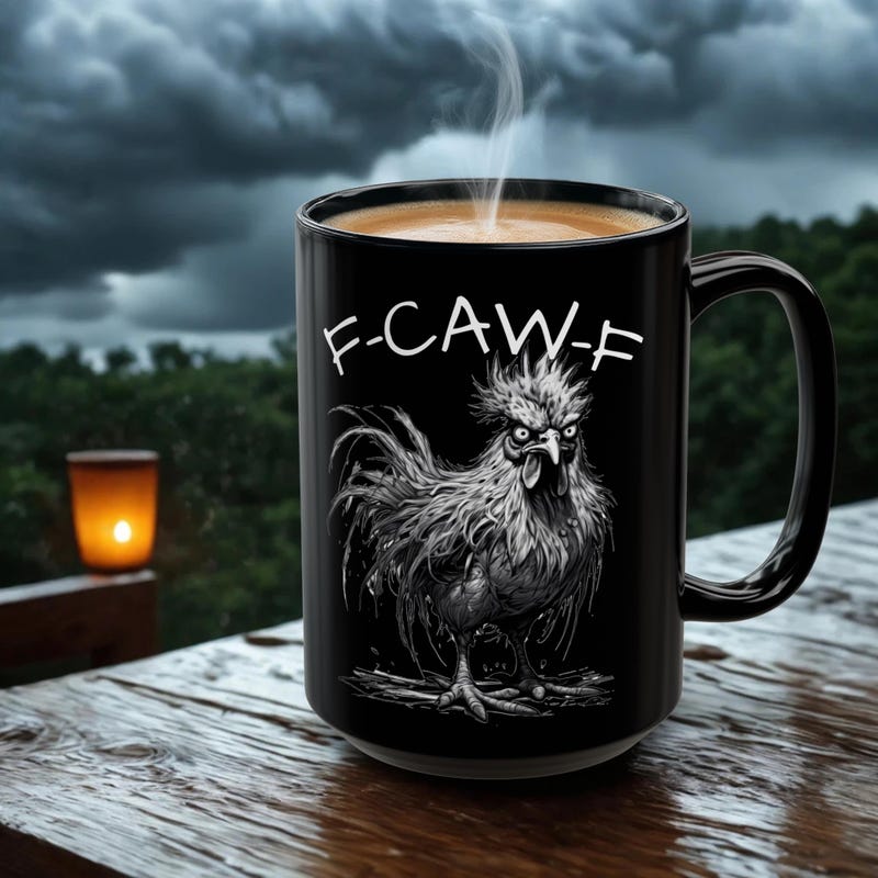 F Caw F Coffee Mug - Etsy