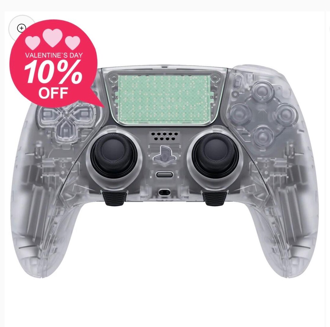 Transparent PS5 Dualsense Edge Controller component Pack Included - Etsy