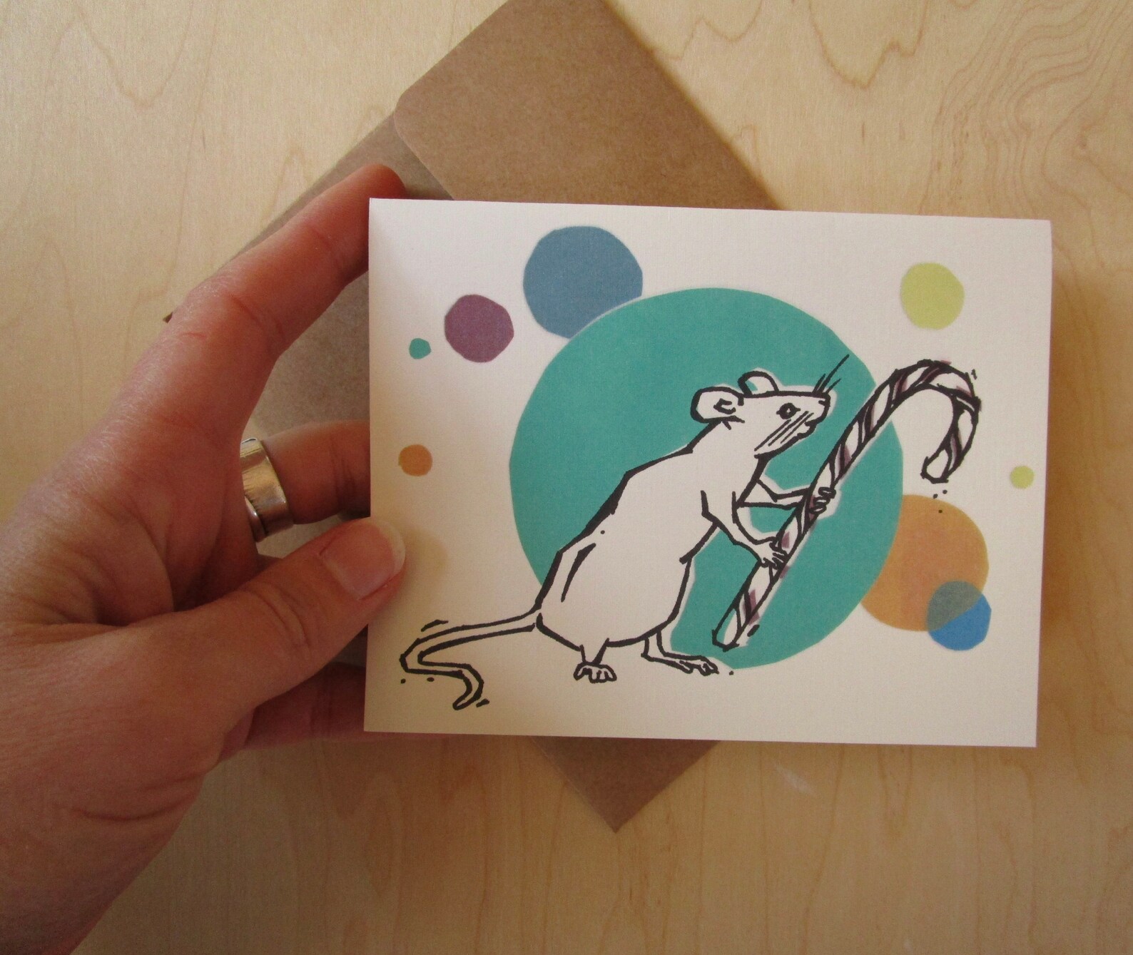 Mouse Holiday Card Collection - Etsy