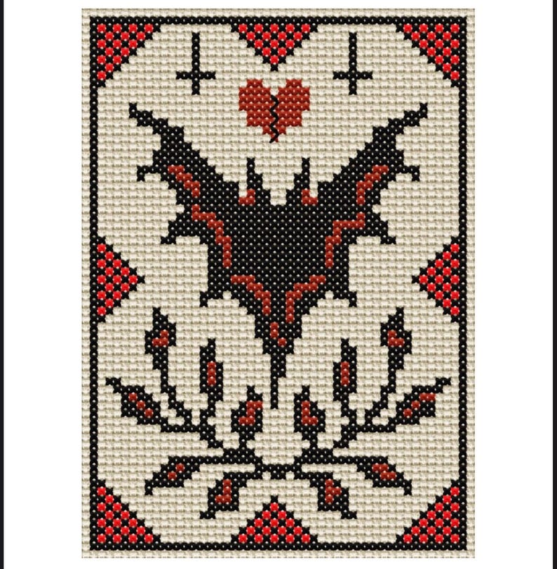 Emo Essentials Cross Stitch PATTERN - Etsy