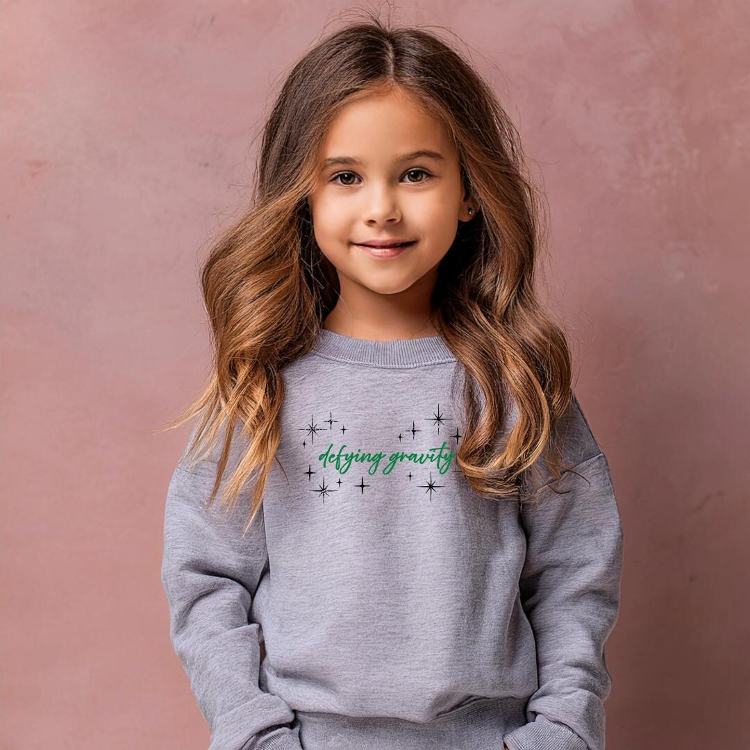 Defying Gravity, Wicked Musical Youth Crewneck Sweatshirt, Broadway Fan ...