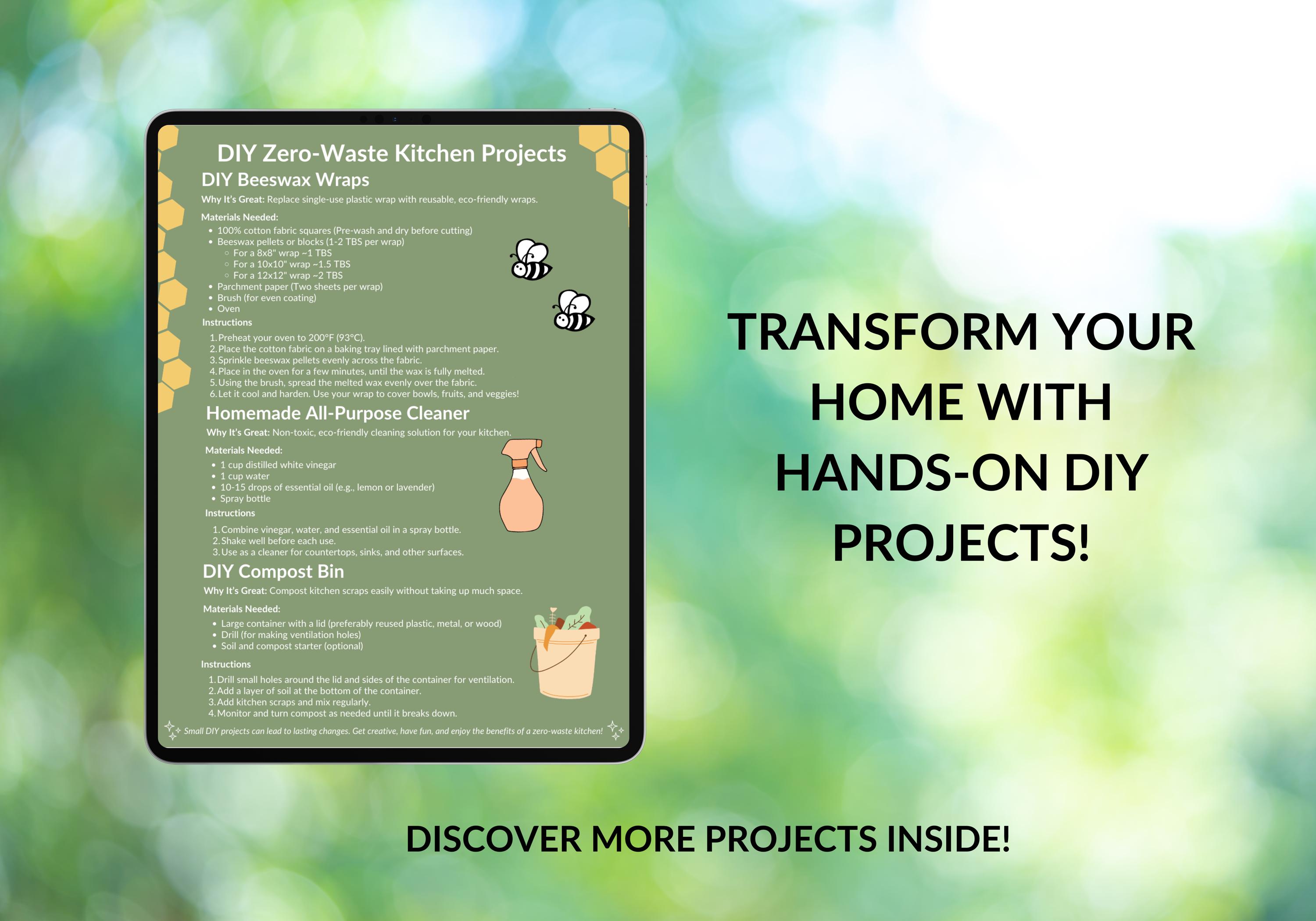 The Ultimate Zero-waste Guide: Easy Tips & DIY Projects for a ...