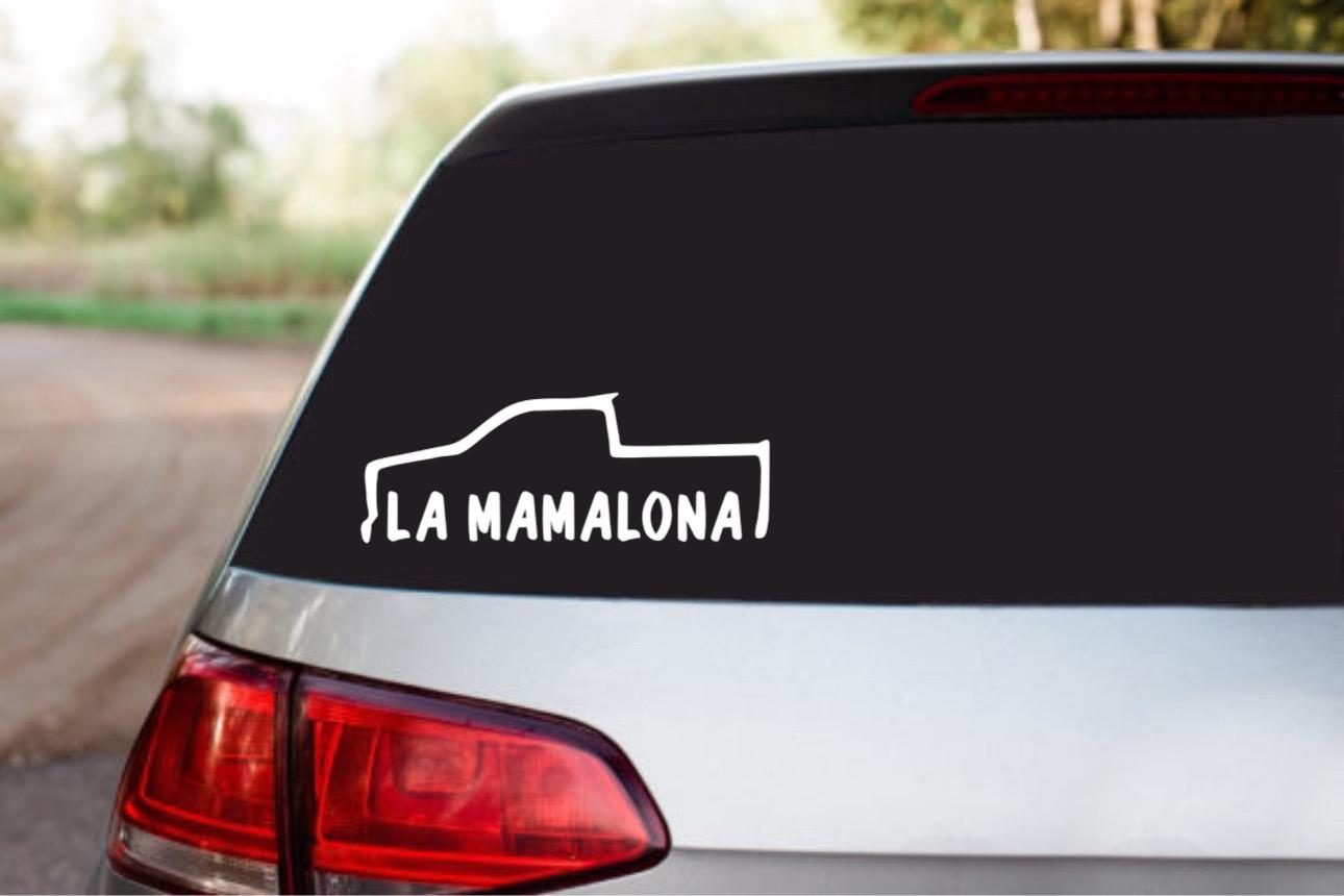 La Mamalona Truck Outline Vinyl Decal Sticker - Etsy