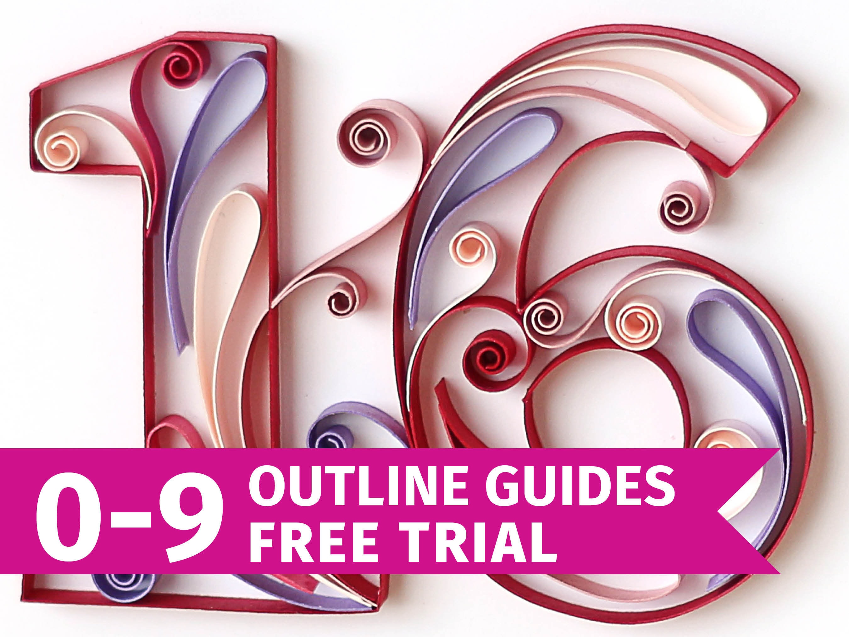 Quilling Numbers E-book 13 Patterns and Templates for How to - Etsy Canada