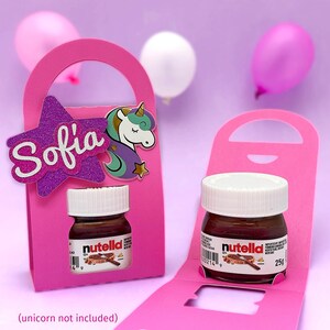 Nutella Box With Handle for Party Favour Treat Gift or Loot - Etsy