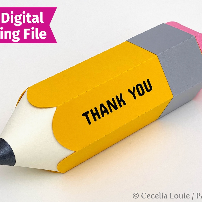 Pencil Box Svg - Etsy