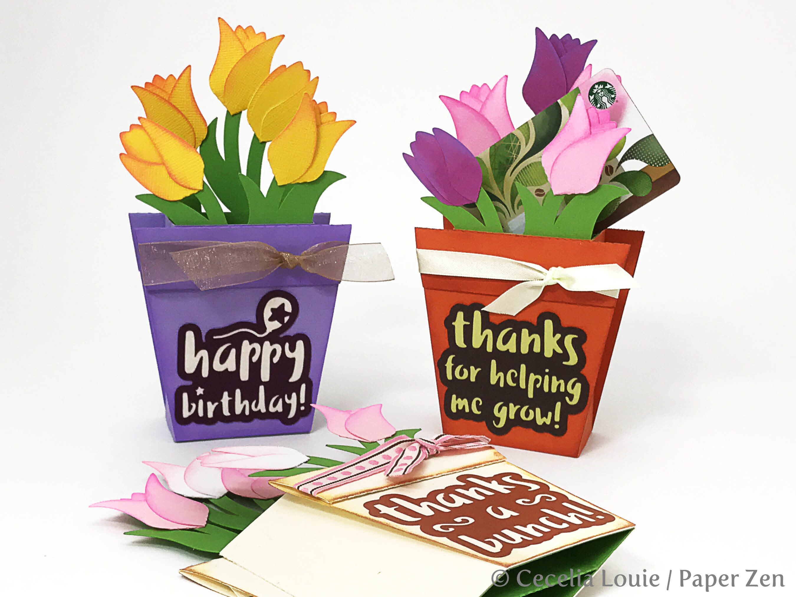 Flower Card SVG for Teacher Appreciation Mother's Day or - Etsy Canada