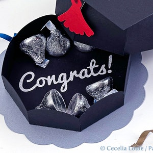 Graduation Cap Gift Card Holder Box, Class of 2023, End of School Party ...