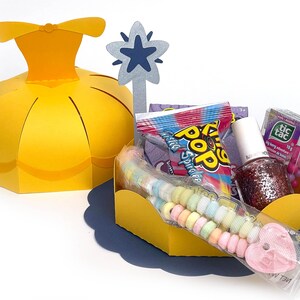 Princess Dress (1991) Box Bag SVG for Girls Birthday Party Favour Gift ...