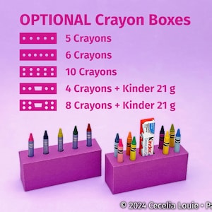 Crayon Kinder Suitcase Party Favour Gift Bag Activity Box for Birthday ...