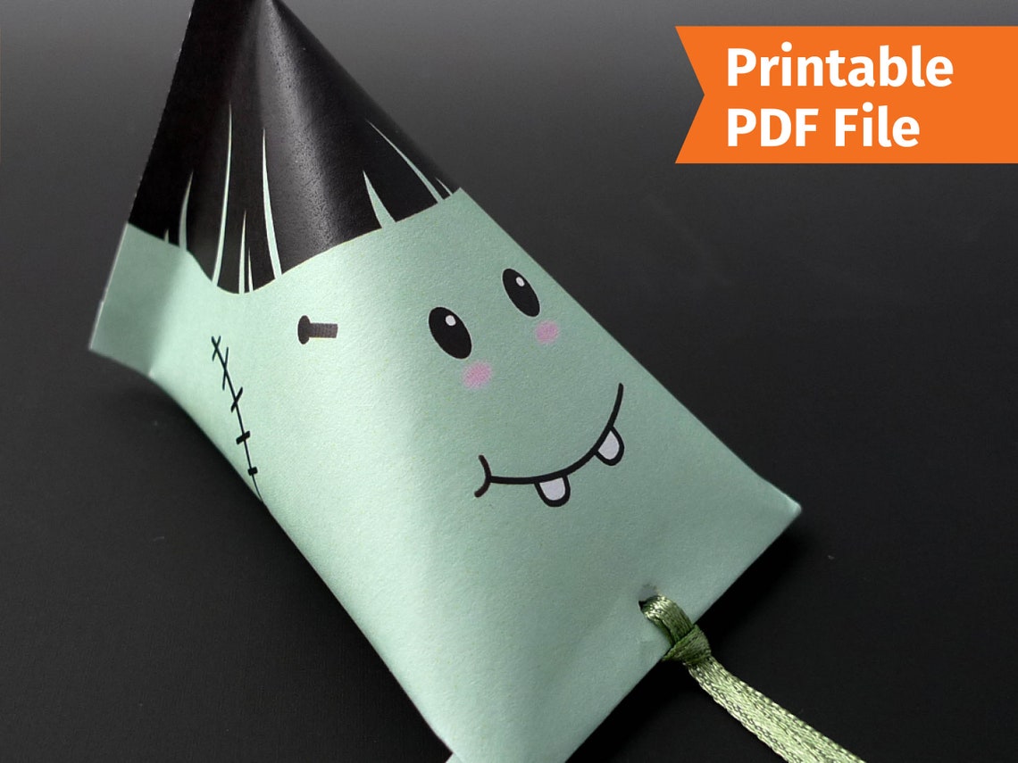 Printable Halloween Gift Box - DIY PDF Patterns for Witch, Mummy, Candy ...