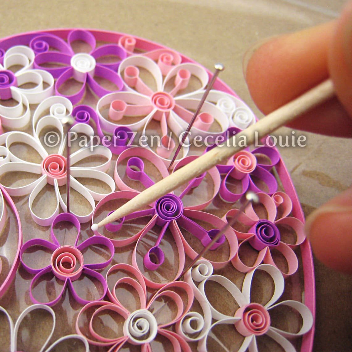 Quilling Flowers PDF Pattern Tutorial - Etsy Canada