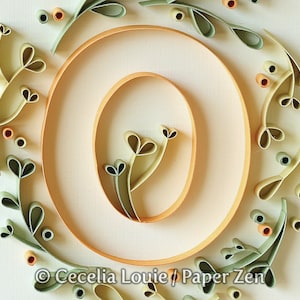 Quilling Uppercase Letters – Pattern Guides to Outline A-Z ...