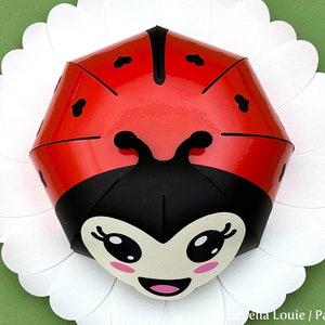Ladybug Box for Valentine's Day or Girl's Birthday Party Gift Favor ...
