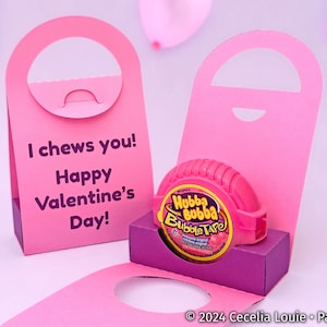 Hubba Bubba Bubble Gum Party Favour Gift Box - 3D SVG for Birthday ...