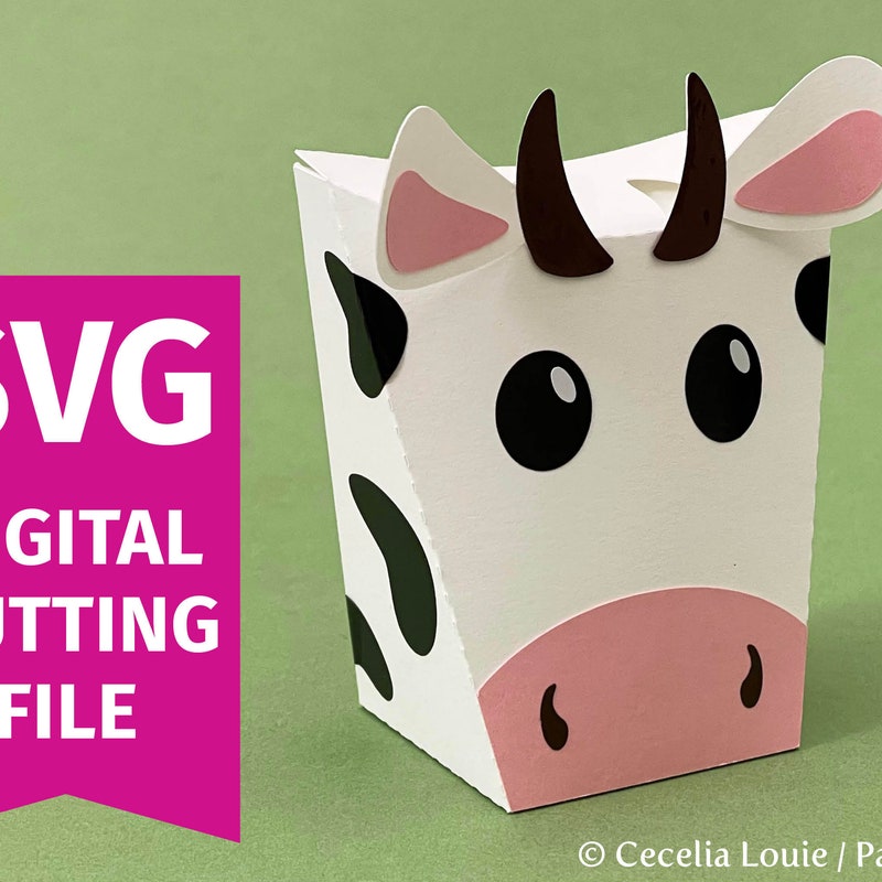 Cow Valentine Box - Etsy