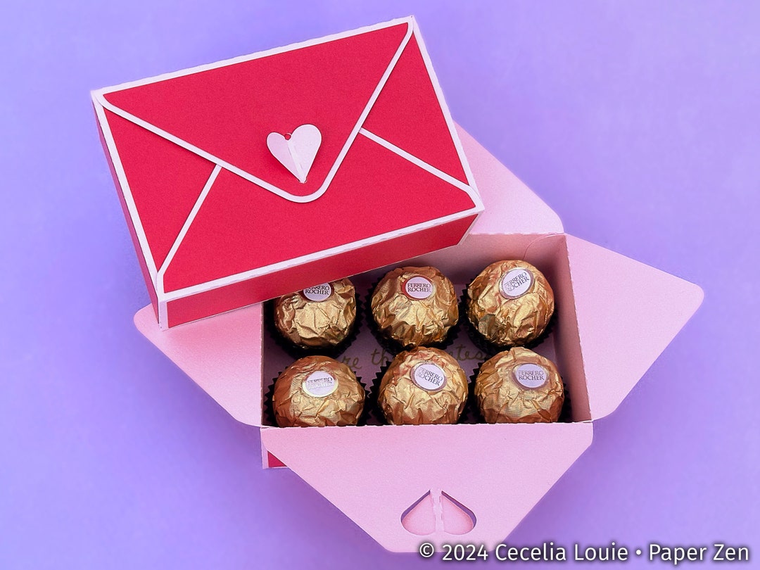 Envelope Gift Box for Chocolates, Gift Card, Thank You Card; Ideal for ...