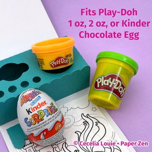 Play-doh Crayon Colouring Suitcase Activity Box With Holder - 3D SVG ...