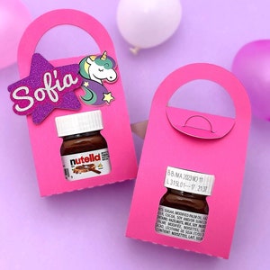 Nutella Box With Handle for Party Favour Treat, Gift, or Loot Bag - 3D ...