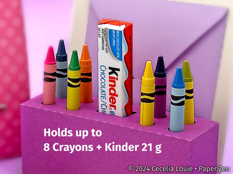 Crayon Kinder Suitcase Party Favour Gift Bag Activity Box for Birthday ...